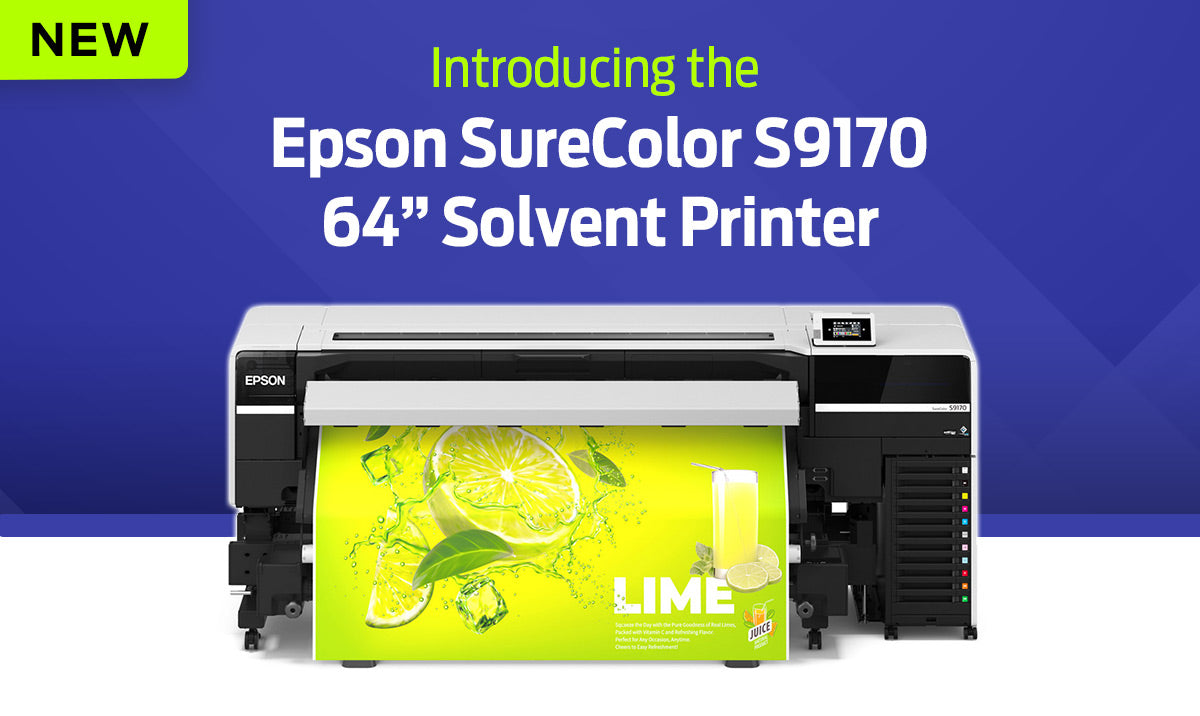 The New Epson SureColor S9170 64" Solvent Printer