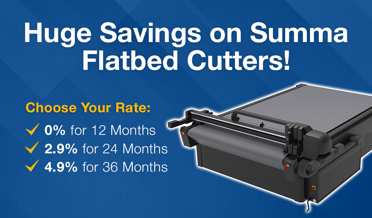 Great Financing Offers of Summa Flatbed Cutters
